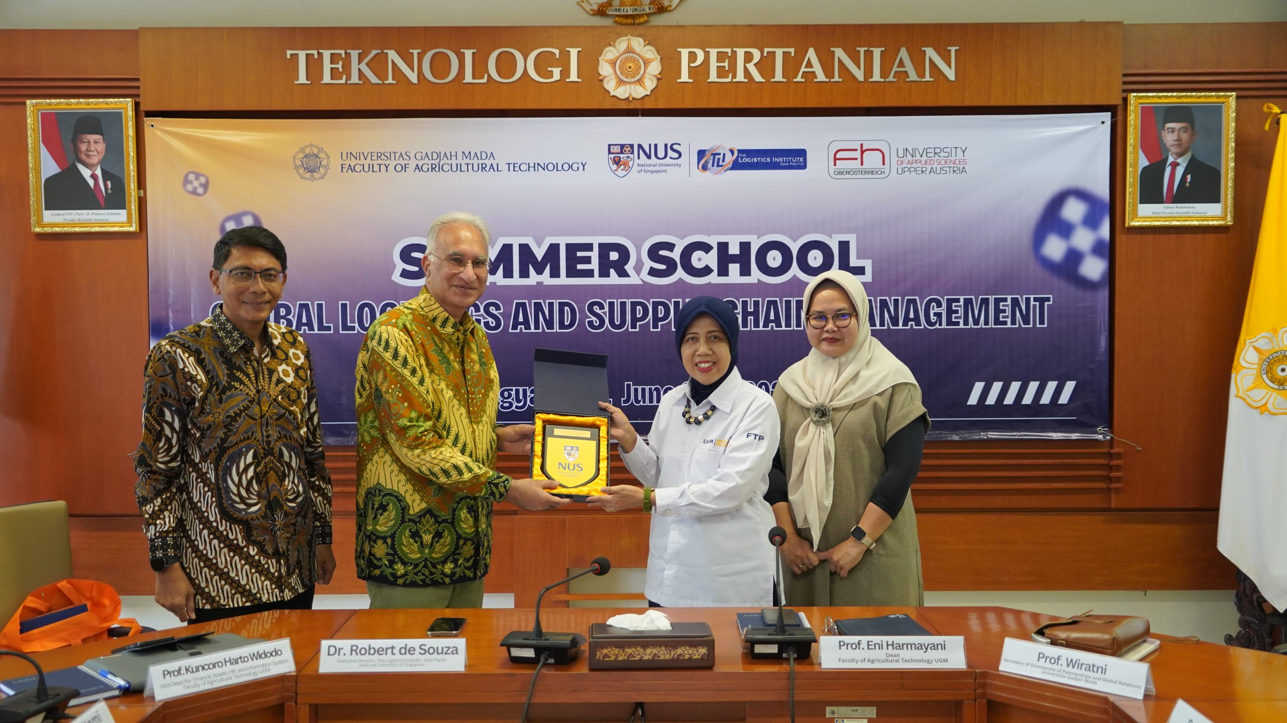 FTP UGM Buka Kegiatan Summer School Bersama National University of ...