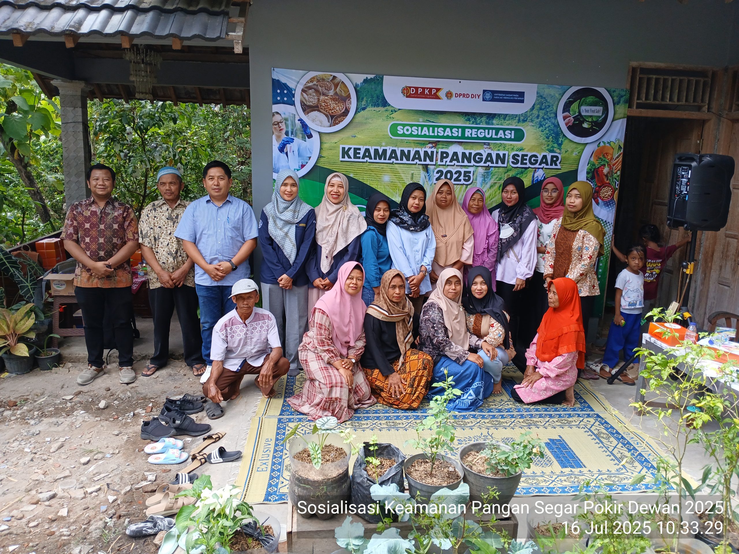 FTP UGM Dukung Sosialisasi Keamanan Pangan Segar 2025 yang Diselenggarakan DPKP DIY – Fakultas ...