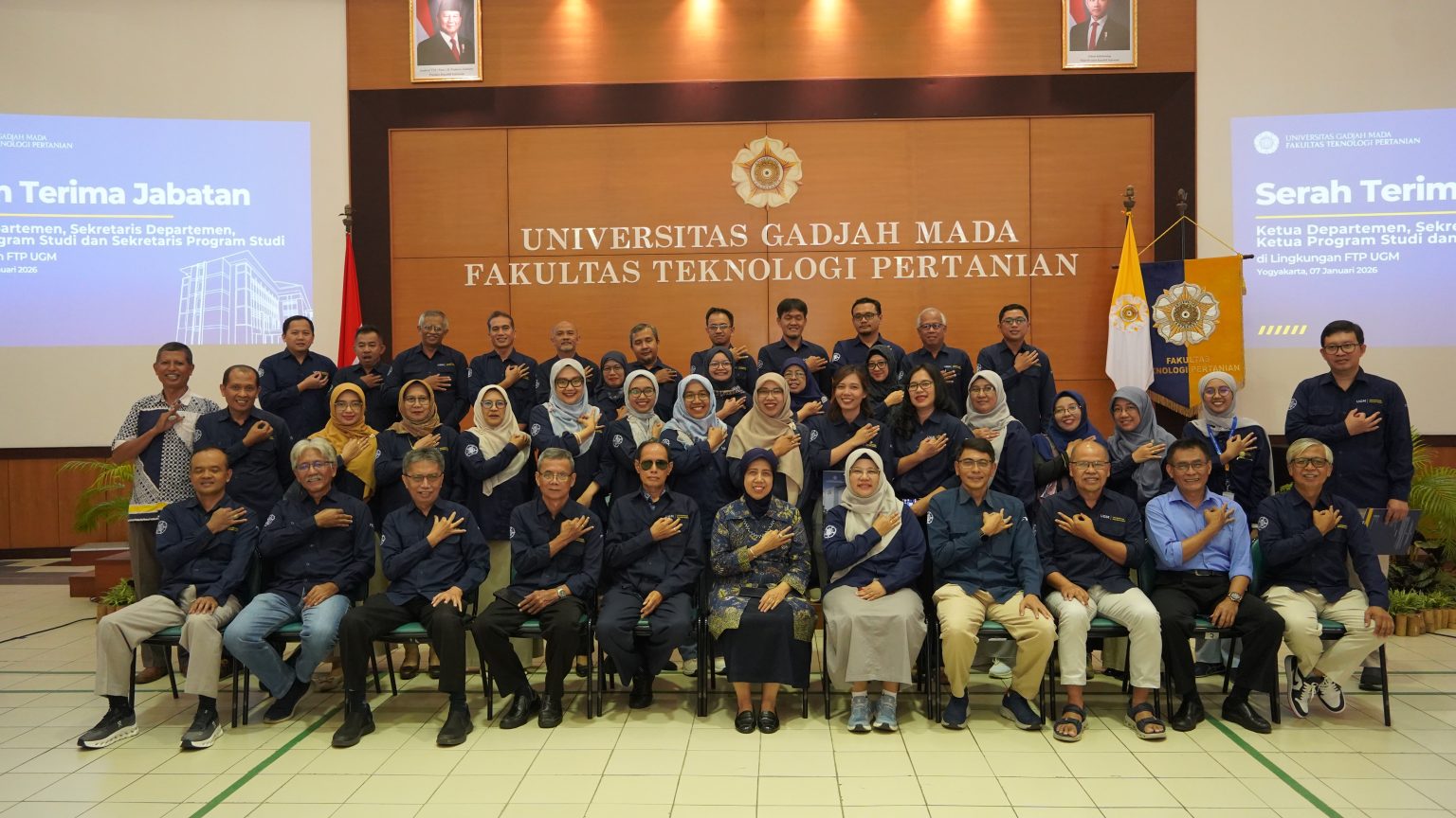 Serah Terima Jabatan Pengurus Departemen dan Program Studi FTP UGM Masa ...